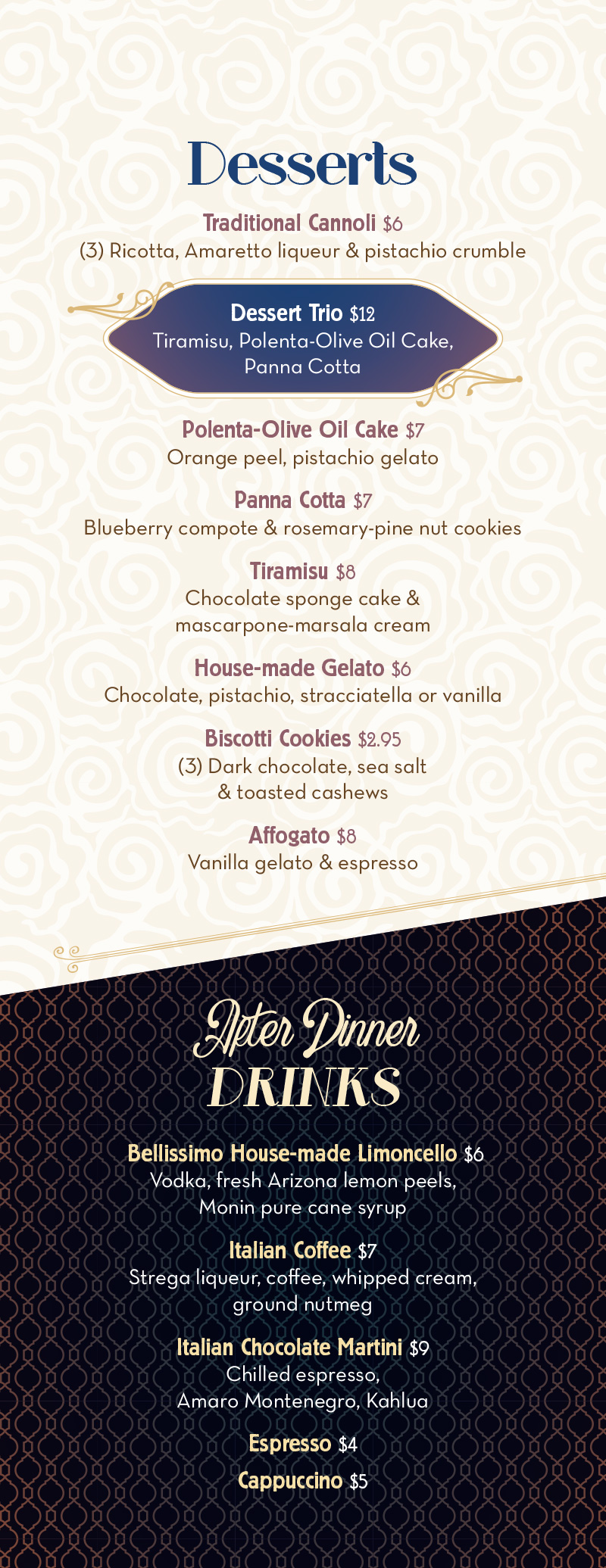 Bellissimo Ristorante Italiano | Casino Del Sol